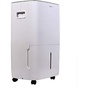 Soleus 50-Pint Energy Star Rated Portable Dehumidifier with Automatic Pump, Mirage Display & Tri-Pat Safety Technology, Moisture Absorber with Digital Humidistat, Auto Defrost, Bucket Full Alert