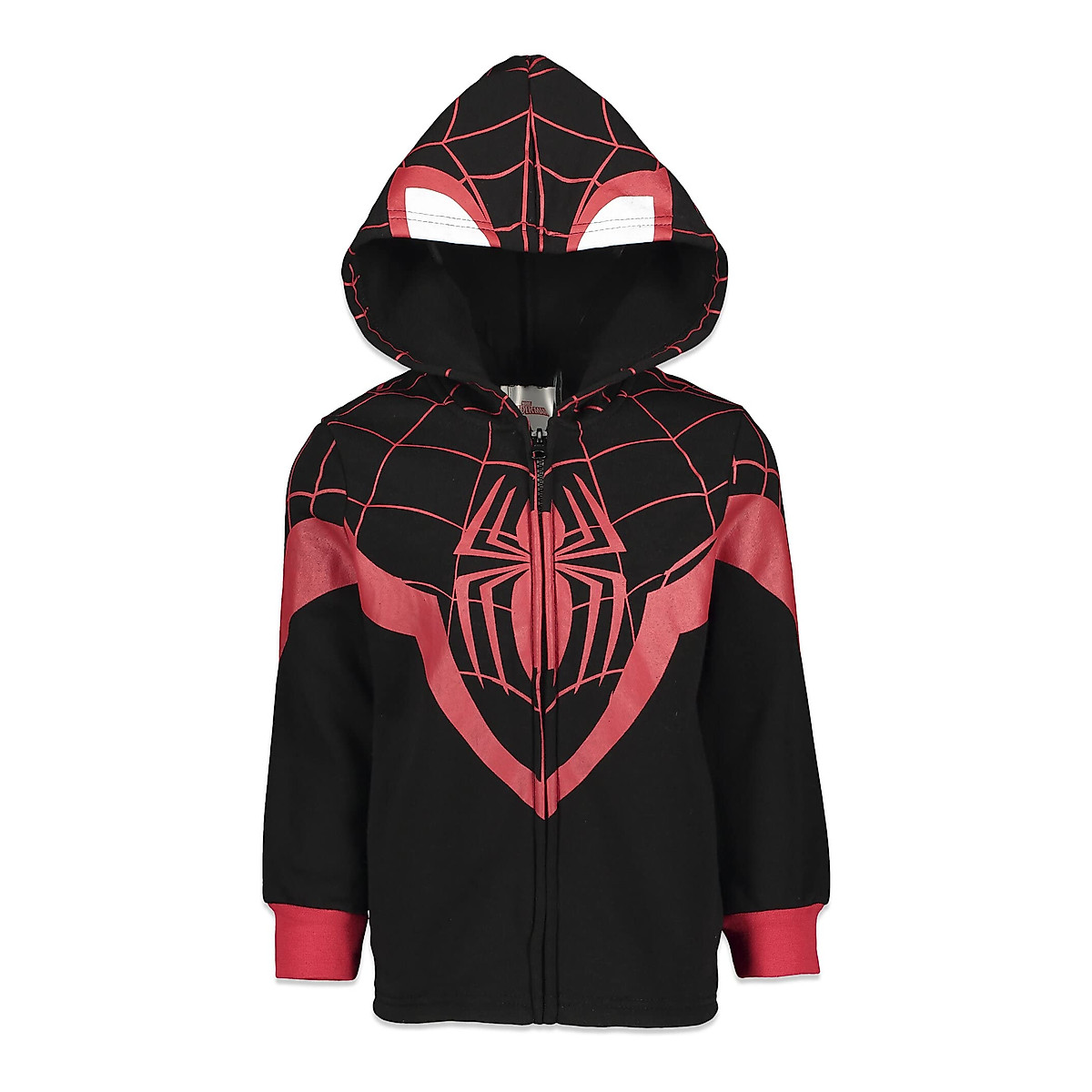 Marvel Spider-Man Miles Morales Toddler Boys Zip Up Hoodie Spiderverse 5T