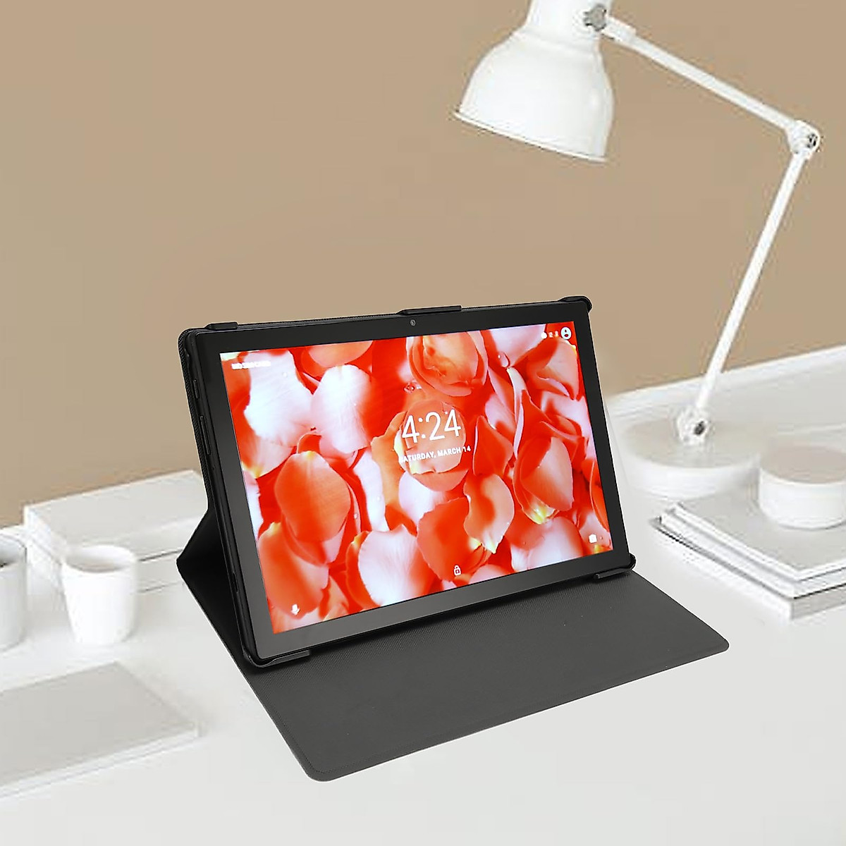 DAUZ Tablet, Smart Tablet 1960X1080 Resolution Blue FDH Screen for Work for Video (US Plug)