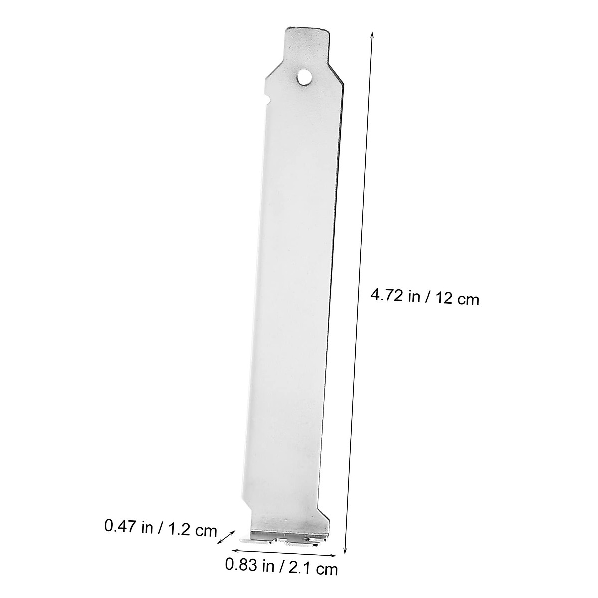 12pcs Pci Slot Cover Computer Accessory Pci Slot Blanking Plate Computer Case Blank Chassis Bits Block Computer Chassis Block Computer Part Pci l Blank Bracket