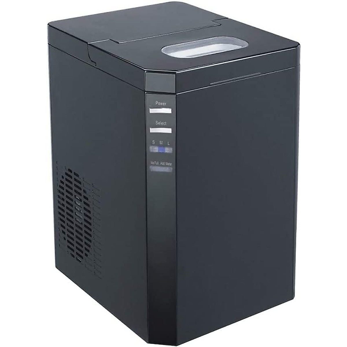 Ice Machine 25kg in 24 Hours Commercial and Domestic Countertop Ice Maker 8 Minutes Quick Ice Suitable for Kitchen KTV and Cold Drink Shop