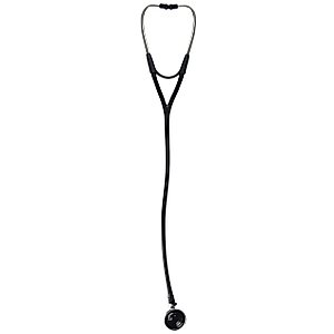 Welch Allyn 5079-325 Harvey DLX Stethoscopes, Double Head, 28", Black