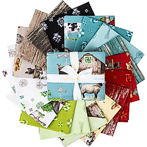 Tara Reed Spring Barn Quilts 18 Fat Quarters Riley Blake Designs FQ-14330-18