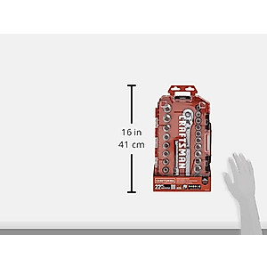 CRAFTSMAN Socket Set, Universal, 1/2-Inch Drive, 19-Piece (CMMT12015)