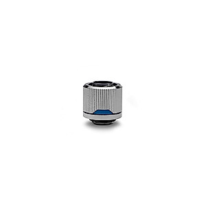 EKWB EK-Quantum Torque STC-12/16 Compression Fitting for Soft Tubing, 12/16mm (7/16" ID, 5/8" OD), Black Nickel