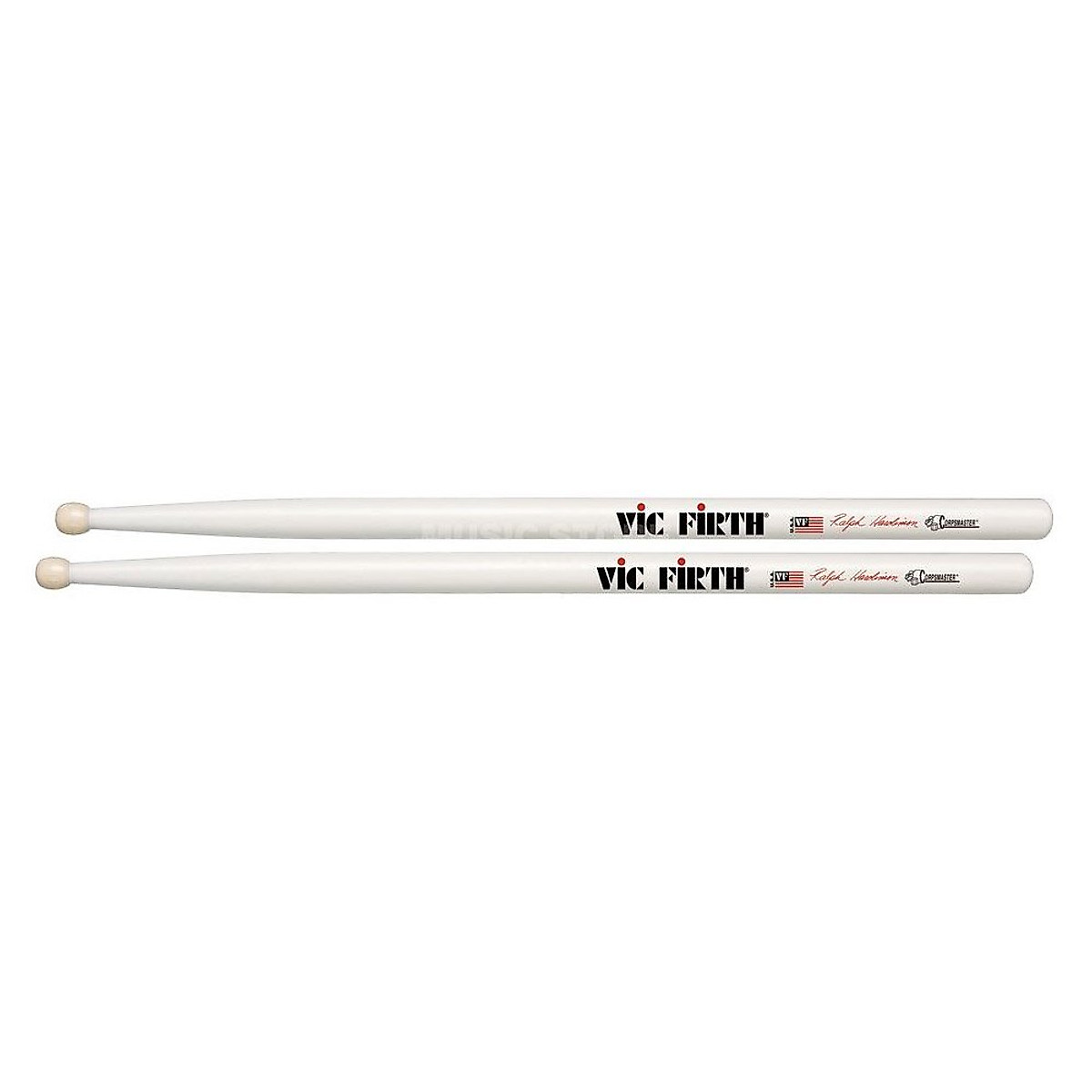 Vic Firth SRH Ralph Hardimon Signature Hickory Wood Tip Marching Drumsticks