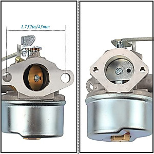 HESUNHE 632537A 640309 Carburetor Replacement for Tecumseh HSK845 HSK840 HSK850 TH139S Carb 2-Cycle Horizontal Engine Carburetor