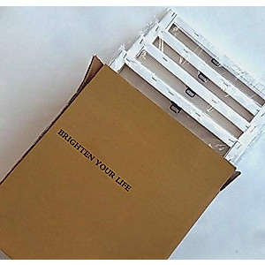 TutuBeer 1 Panel Bauhinia Chinese Redbud Purple Flower Plant Botany Picture Flower Artwork Oil Painting on Canvas Stretched and Framed 24x36 inch Print Home Decor Living Room Bedroom Wall Art Hanging