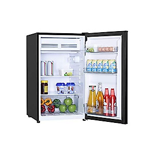 Danby DCR044B1BM-6 4.4 Cu.Ft. Compact Refrigerator with Chiller-Mini Fridge for Bar, Dorm, Basement, Den, Kitchen, or Living Room, Black