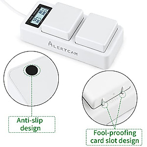 Battery Charger Station for Arlo Pro 3/Pro 4 & Arlo Ultra/Ultra 2, Digital LED Screen Dual Charging Station for Arlo Battery Only (No Batteries)