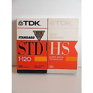 Collection of 25 Quality TDK VCR Cassette Video Tapes