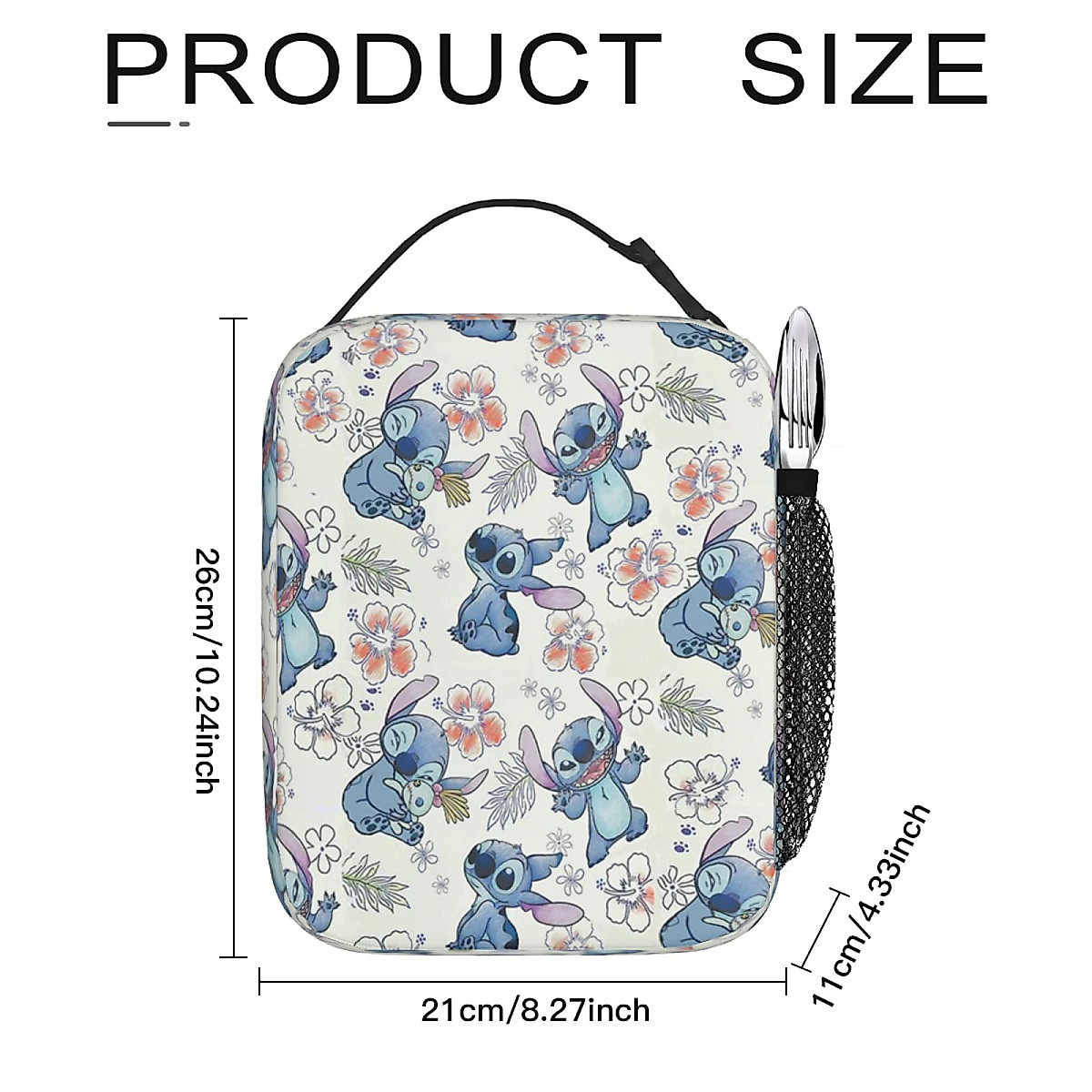 wamdfcvf Lunch Box Kids,Insulated Soft Lunch Bag for Boys Girls Reusable Lunc Tote Bag for Kids with Water Bottle Holder for Office Work Out Travel Tirp-White