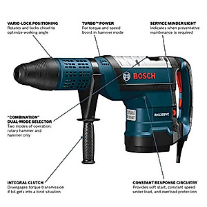 BOSCH RH1255VC SDS-max Rotary Hammer, 2 In.