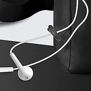 Earphone Mic Cord Clip:Headphone Mount Cable Clothing Clip Fixing Earphone/Microphone Cord for 1.5mm Diameter Round Wire,100 pcs