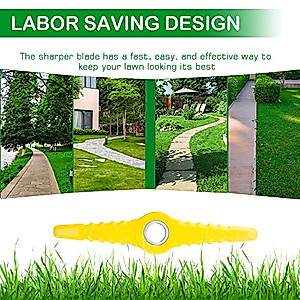 SB601RB-3Pack Replacement Blade Sharp Blade, Replacement Blades, Weed Wacker Blades Compatible with Electric/Trimmer/Edger Blade for SB600E, SB601E & SB602E, Yellow