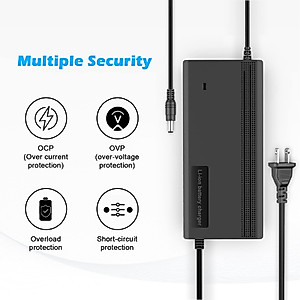 54.8V 2A Power Supply Adapter Charger for 48V 13S Lithium Li-ion Battery Pack DC Plug 5.5mm 2.1mm