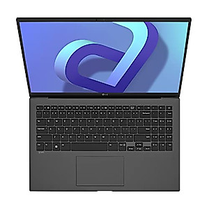 LG gram (2022) Laptop 15Z90Q 15.6" Touchscreen, Intel 12th Gen Core i7, 16GB RAM, 512GB SSD, Windows 11, Gray