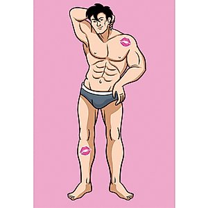 Amscan Kiss The Stud Game | 1 piece | Bachelorette Party