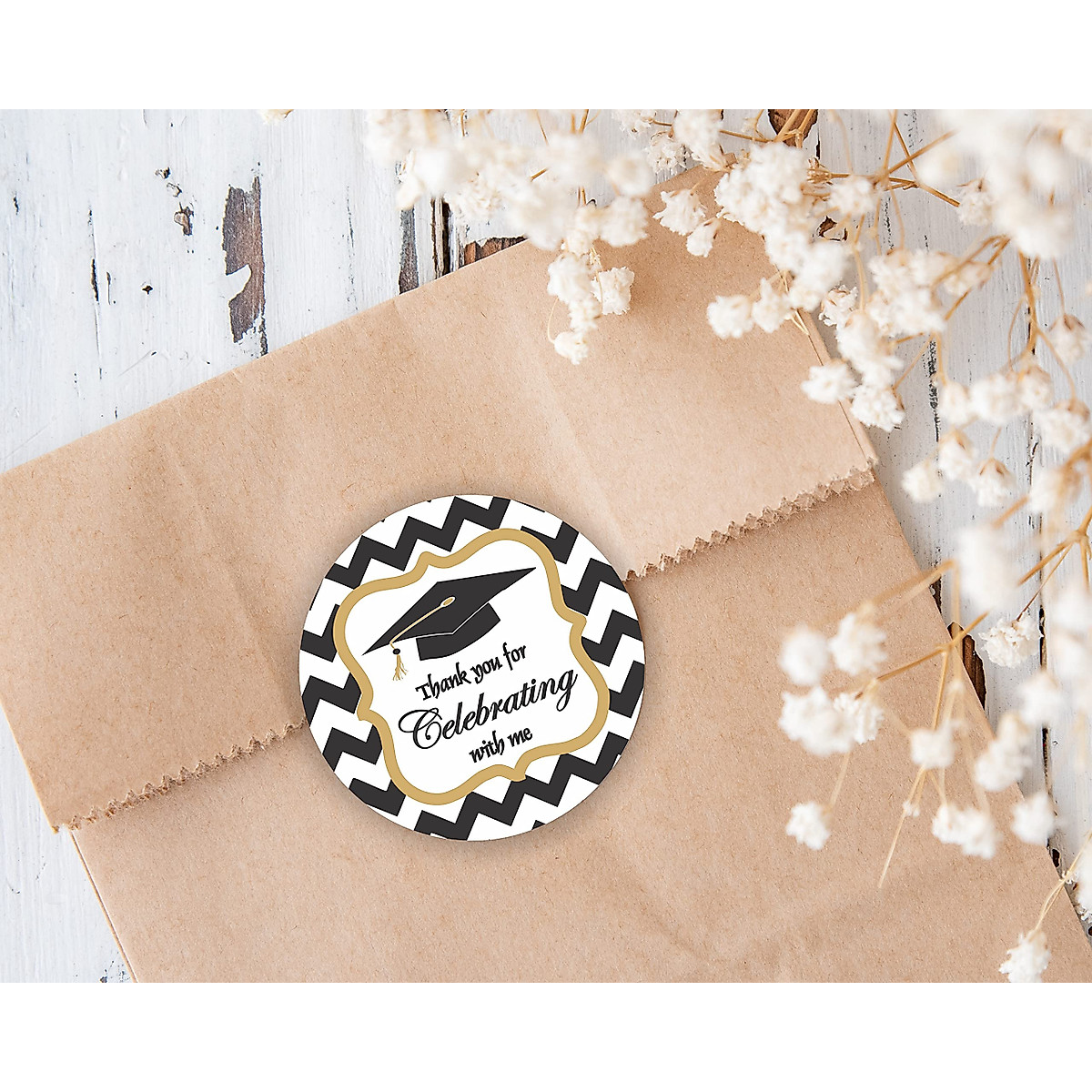 Philly Art & Crafts Graduation Stickers - Graduation Favor Stickers - Graduation Labels - Set of 40 Stickers