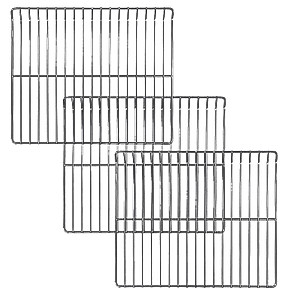 Uniflasy Cooking Grate Replacement Parts for Masterbuilt Electric Smoker 30 Inch, Stainless Steel Grids Masterbuilt MB20071117,MB20070421,MB20070210 Smoker grates Replacement, 14.6" x 12.2", 3 Pack