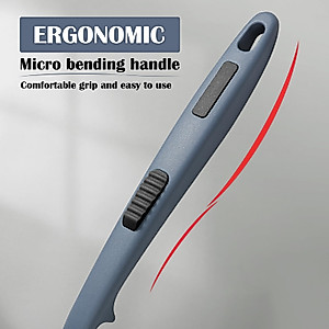 Silicone Flexible Forks for cooking,Black Slotted Spoon 500℉ Heat Resistant,Silicone spoon kitchen spatula set,for noodles,pasta and salad 4-Pcs BAP Free Dishwasher safe