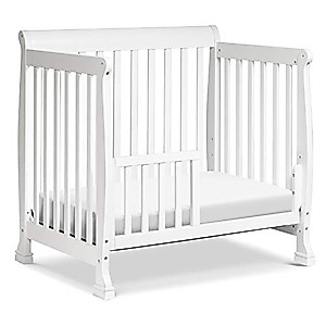 DaVinci Kalani 4-in-1 Convertible Mini Crib in White | Greenguard Gold Certified