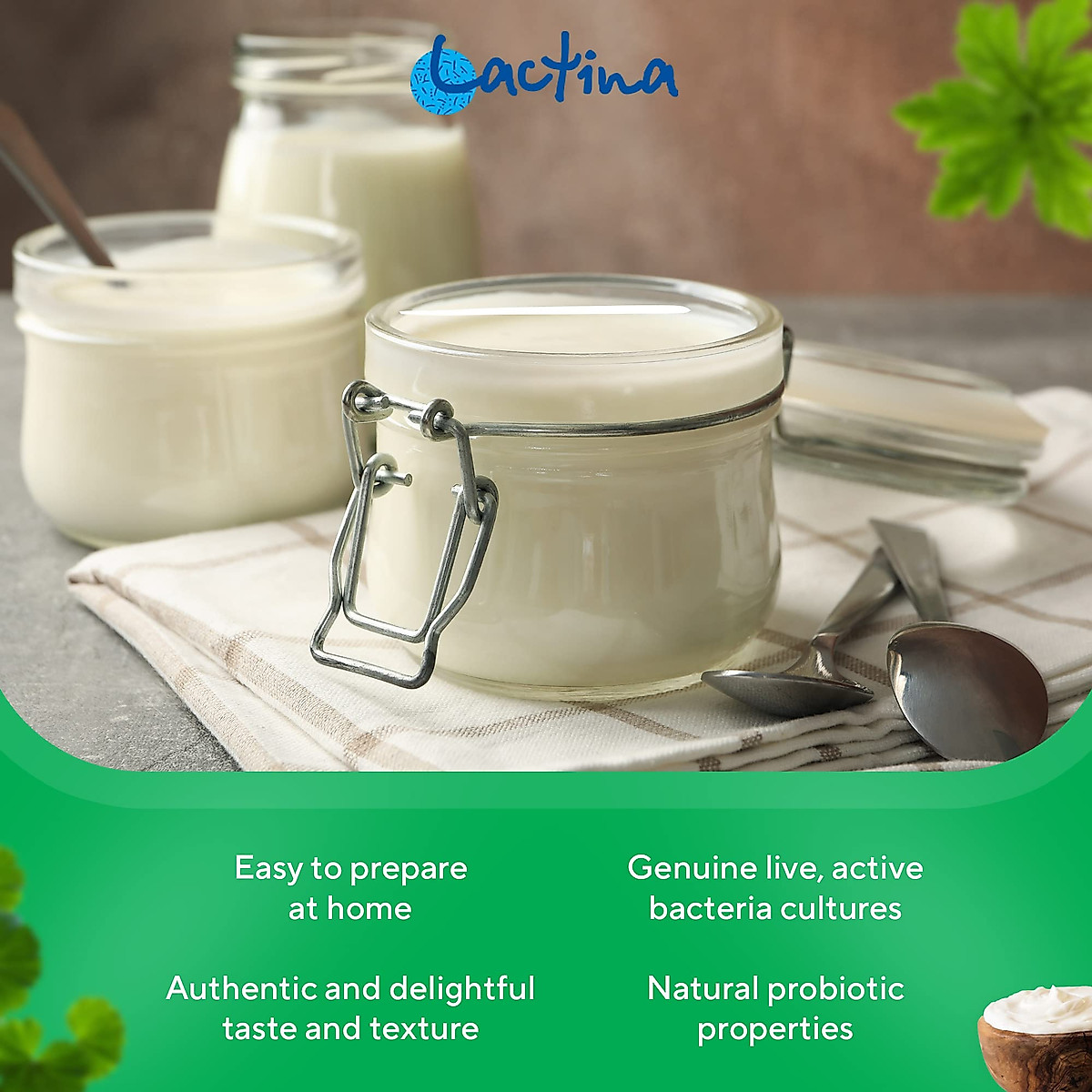 Bulgarian Yogurt Starter Culture Natural Probiotic Yogurt Culture Starter Homemade Yoghurt Starter 10 Liters Lactobacillus bulgaricus (traditional)