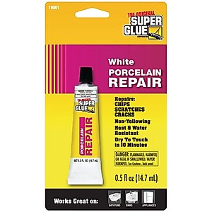 The Original Superglue(r) 19061 Porcelain Repair