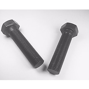 Serval Products 3/8-24 X 2-1/2 Left Hand (Reverse) Thread Bolt Full Threaded Grade 8 (PKG of 1)