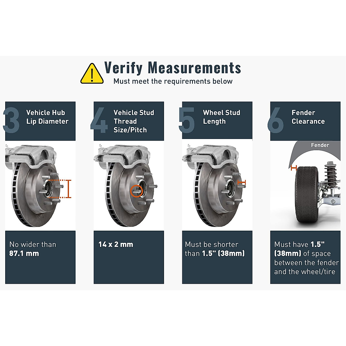 RockTrix 1.5 inch Wheel Adapters 6x135 to 6x5.5 (Changes Bolt Pattern) 87.1mm Bore, 14x2 Studs, Compatible with 2003-2014 Ford Expedition F150 Lincoln Navigator - 6x135 to 6x139.7 Silver Spacers 4pcs