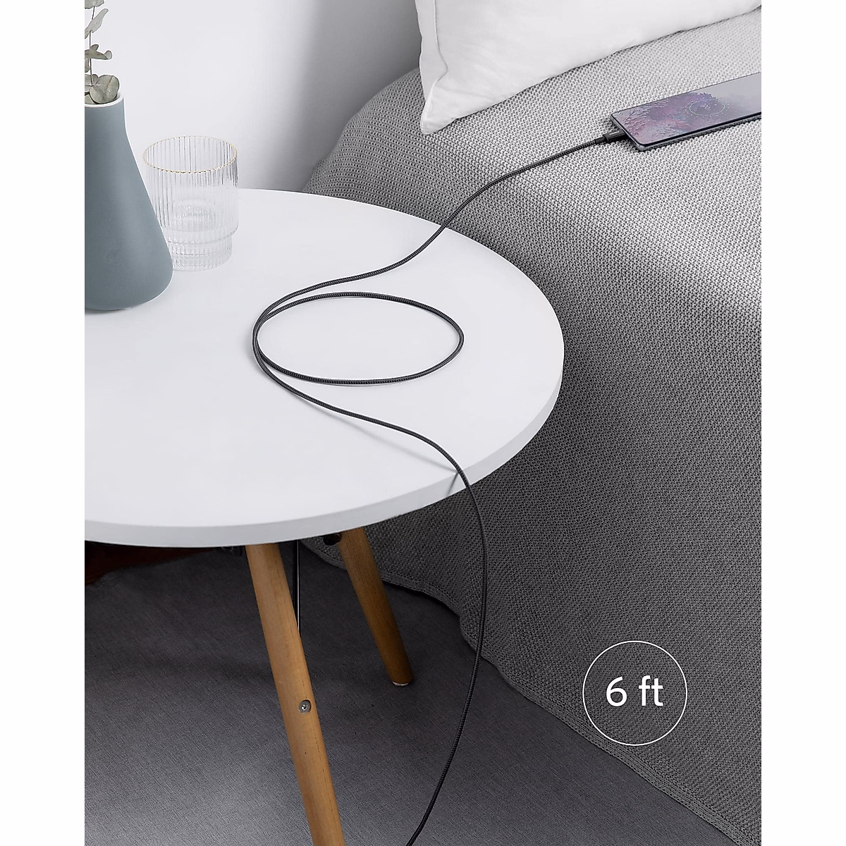 Anker 364 USB C Hub (10-in-1, Dual 4K HDMI) with Max 100W Power Delivery, Dual 4K@60Hz HDMI Ports, 4 USB-A and USB-C Data Ports & 333 USB C to USB C Cable (6ft 100W, 2-Pack)