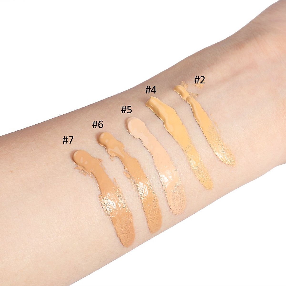 miss rose matte foundation, Smooth Liquid Concealer Cream, Makeup Base Face Liquid Foundation Matte Wear Concealer Sun Block Cream(#6) miss rose matte foundation