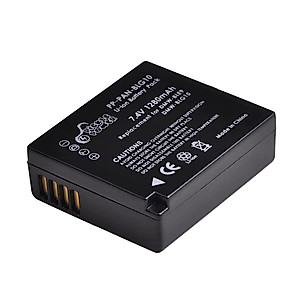 DMW-BLG10, Pickle Power 2 Pack 1280mAh Battery with LED Dual USB Charger for Panasonic Lumix DC-ZS80, DC-GX9, DC-LX100 II, DC-ZS200, DC-ZS70, DMC-GX80,GX85,DC-G100,DMC-ZS60 Cameras.