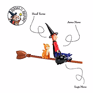 WOW! STUFF The Witch and Cat Twin Pack Collectable Action Figures | Articulated Character Play | Official Toys and Gifts from The Julia Donaldson Books, TV and Animation Movie Series