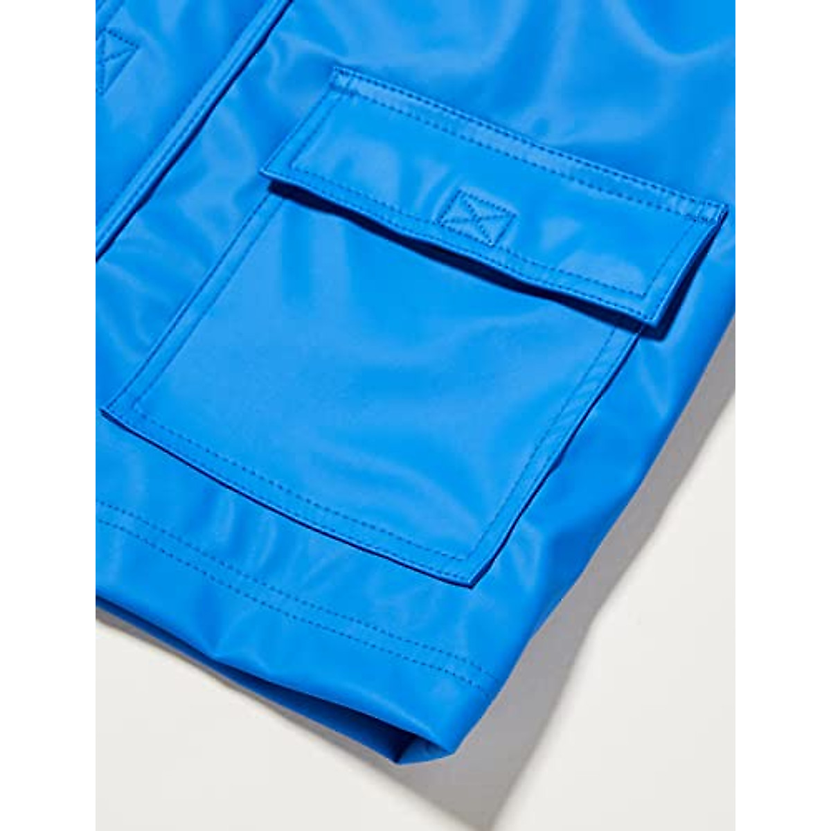 Petit Bateau Child's Hooded Rain Jacket, Blue