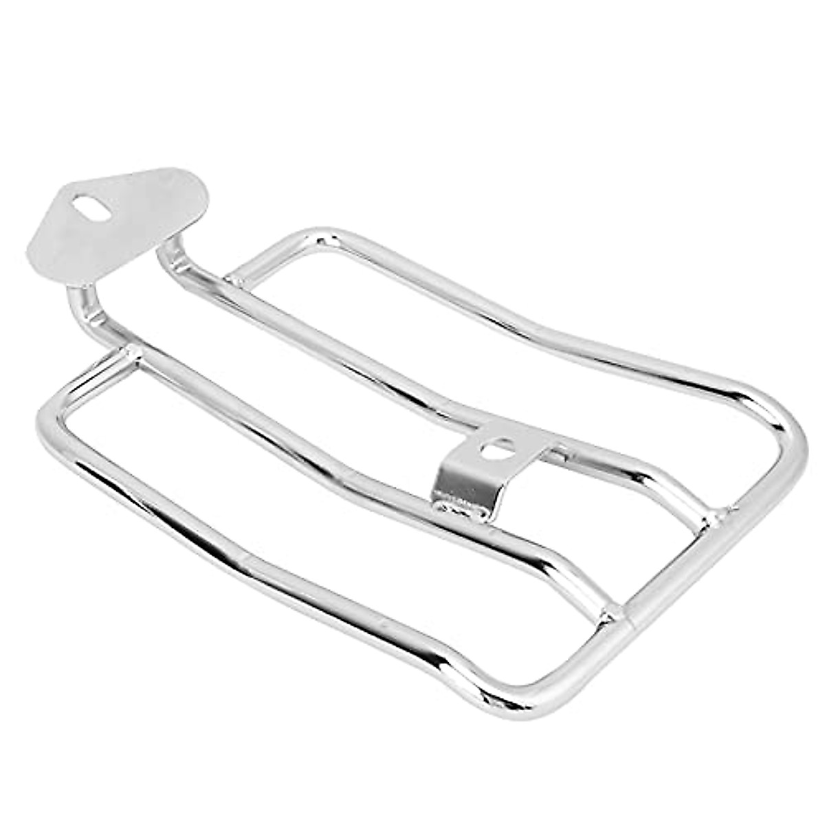 Sturdy & Durable Motorcycle Rear Luggage Rack Carrier Support for XL883/1200 X48, Easy to Install (Silver)