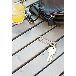 Kikkerland Keyring Saftey Pin, Copper (KR77-C)