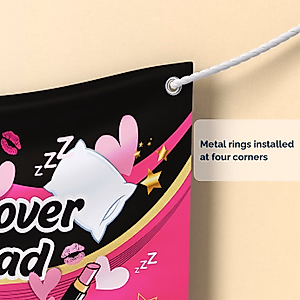 Slumber Party Decoration Kit - Includes Photography Backdrop & 10 Studio Selfie Photo Booth Props with Sticks - Sleepover Squad Pajama Girl Theme Studio Background Supplies