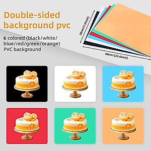 Lightdow Photo Studio Light Box Kit: 12"x12" Shooting Tent Kit with 120pcs LEDs & 6 Backdrops for Professional Product Photography Portable, Dimmable, Versatile