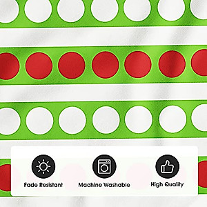 AVOIN colorlife Christmas Polka Dot Pet Bandana 2 Pcs, Adjustable Boho Believe Xmas Hat Holiday Party Triangle Reversible Dog Cat Scarf for Small Medium Large Dogs