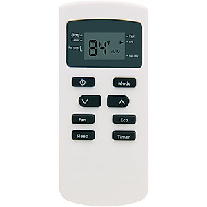 Replacement Remote Control for Frigidaire AC Air Conditioner Remote Control FFRE0633U10 FFRE0633U1E FFRE0633U1E0 FFRE0633UE FFRE0633UE0 FFRE063ZA1 FFRE063ZA10 FFRE0833U1 FFRE0833U10 FFRE0833U1E