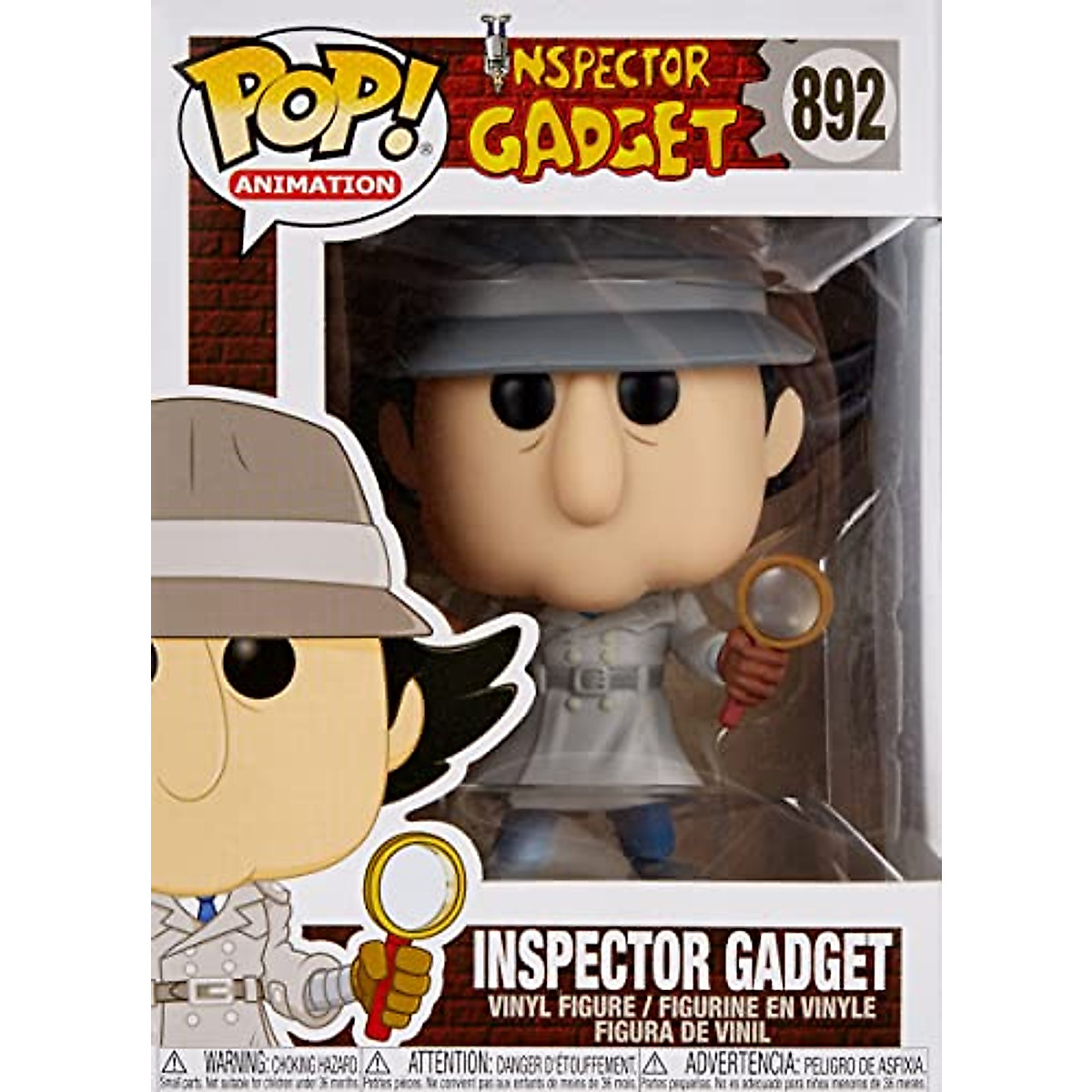 Funko Pop! Animation: Inspector Gadget - Inspector Gadget (Styles May Vary) Vinyl Figure