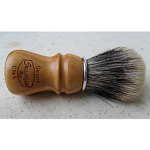 S.O.C. Cherry Wood Shave Brush - Badger shave brush by Semogue