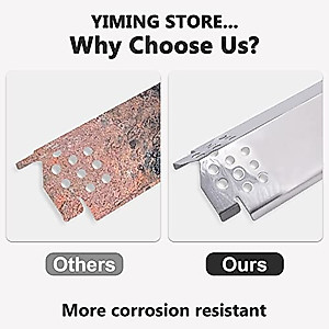 Grill Heat Plates for Home Depot Nexgrill Replacement Parts 720-0830H, for Nexgrill Grill 720-0888N, 720-0882A, 720-0896, 720-0697, 720-0783E, 720-0737, 720-0888, Flame Tamer Replacement Parts(4 Pack)