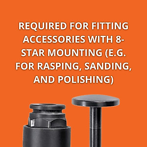 Fein MultiMaster Adapter for SuperCut with QuickIn - 8 Star Mounting - 63733005010