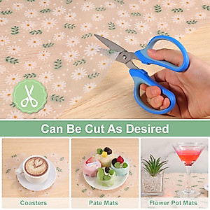 Cabinet Liner, 18 Inches X 20 Ft Shelf Liner for Kitchen Cabinets Non-Adhesive Drawer Liner with 60pcs Double-Sided Tape Waterproof EVA Kitchen Liner for Shelves Kitchen Drawer Refrigerator