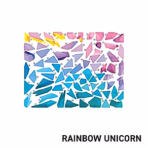 My Sticker Paintings: Unicorns: 10 Magnificent Paintings (Happy Fox Books) For Kids 6-10 to Create Unicorns with Up to 100 Removable, Reusable Stickers for Each Design, plus Fun Facts and Folklore