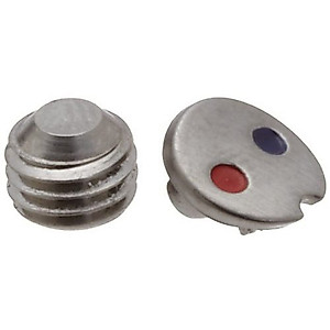 Delta Faucet RP50585AR Leland, Set Screw and Button Assembly, Arctic Stainless