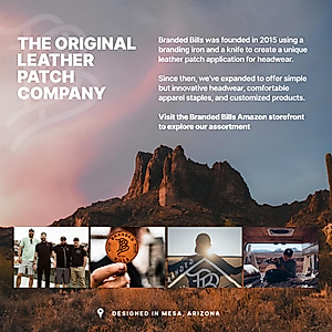 Branded Bills Old Glory Midnight Leather Black Flat Trucker, Snapback Closure, Lightweight, Comfortable Baseball Cap