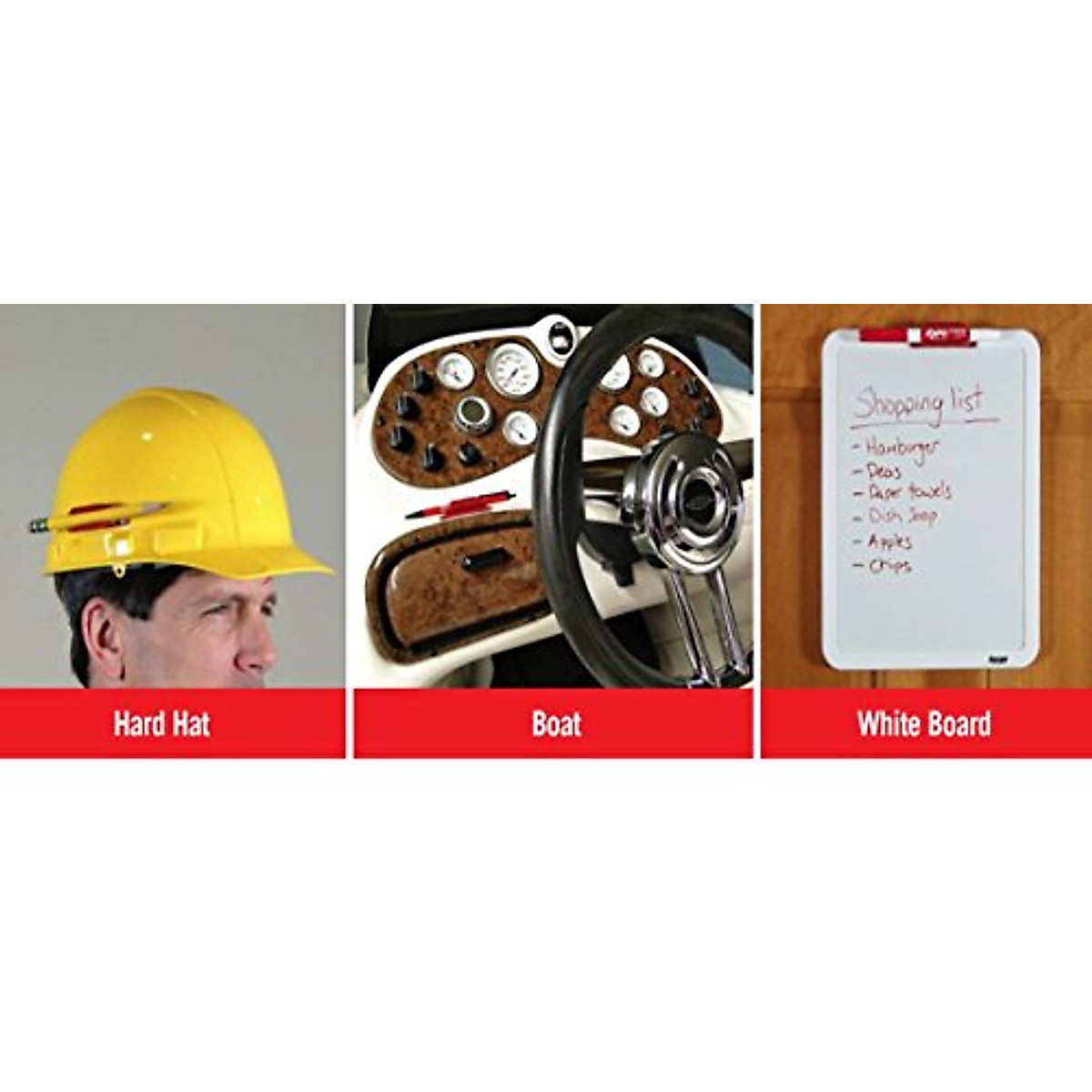 PenPal, LLC Rubber Pen/Pencil Holder by PenPal, LLC, 25 Pack,* black, dark grey, light green, dark blue or red (Black)